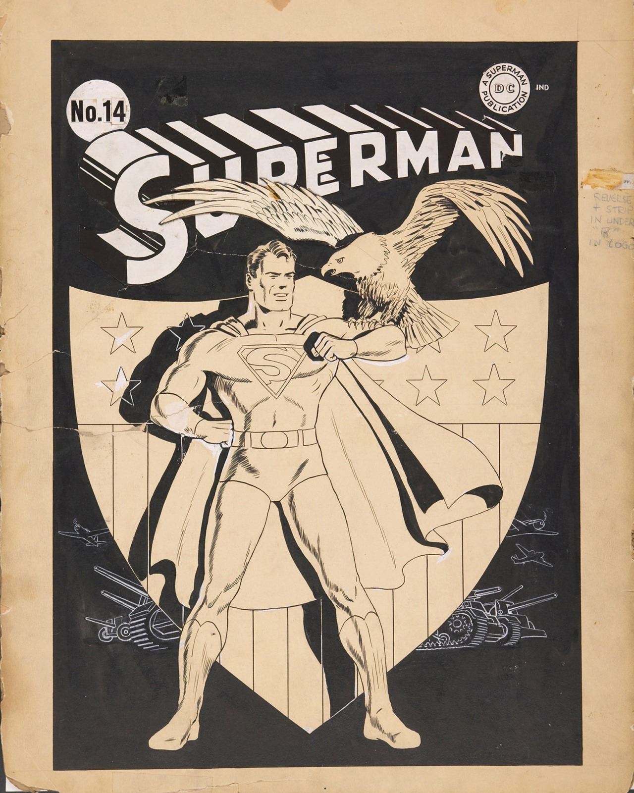 Great Covers – SUPERMAN #14 Original Art – The Tom Brevoort Experience