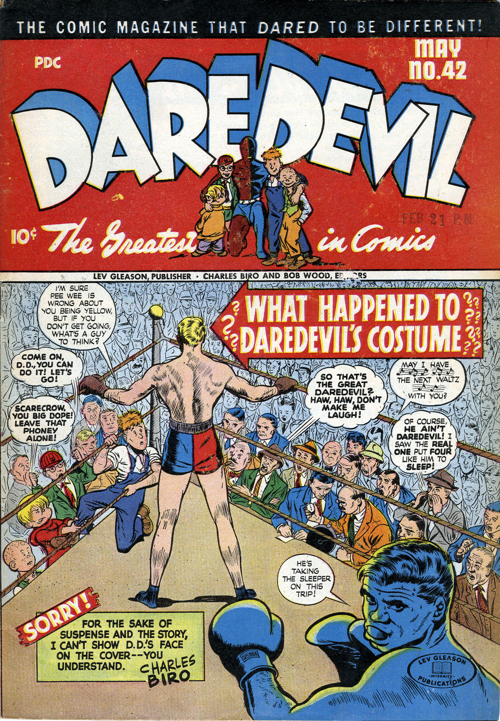 Great Covers – DAREDEVIL #42 – The Tom Brevoort Experience