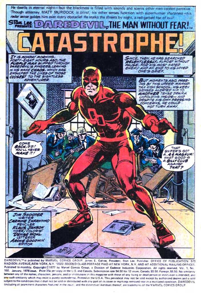 BHOC: DAREDEVIL #150 – The Tom Brevoort Experience