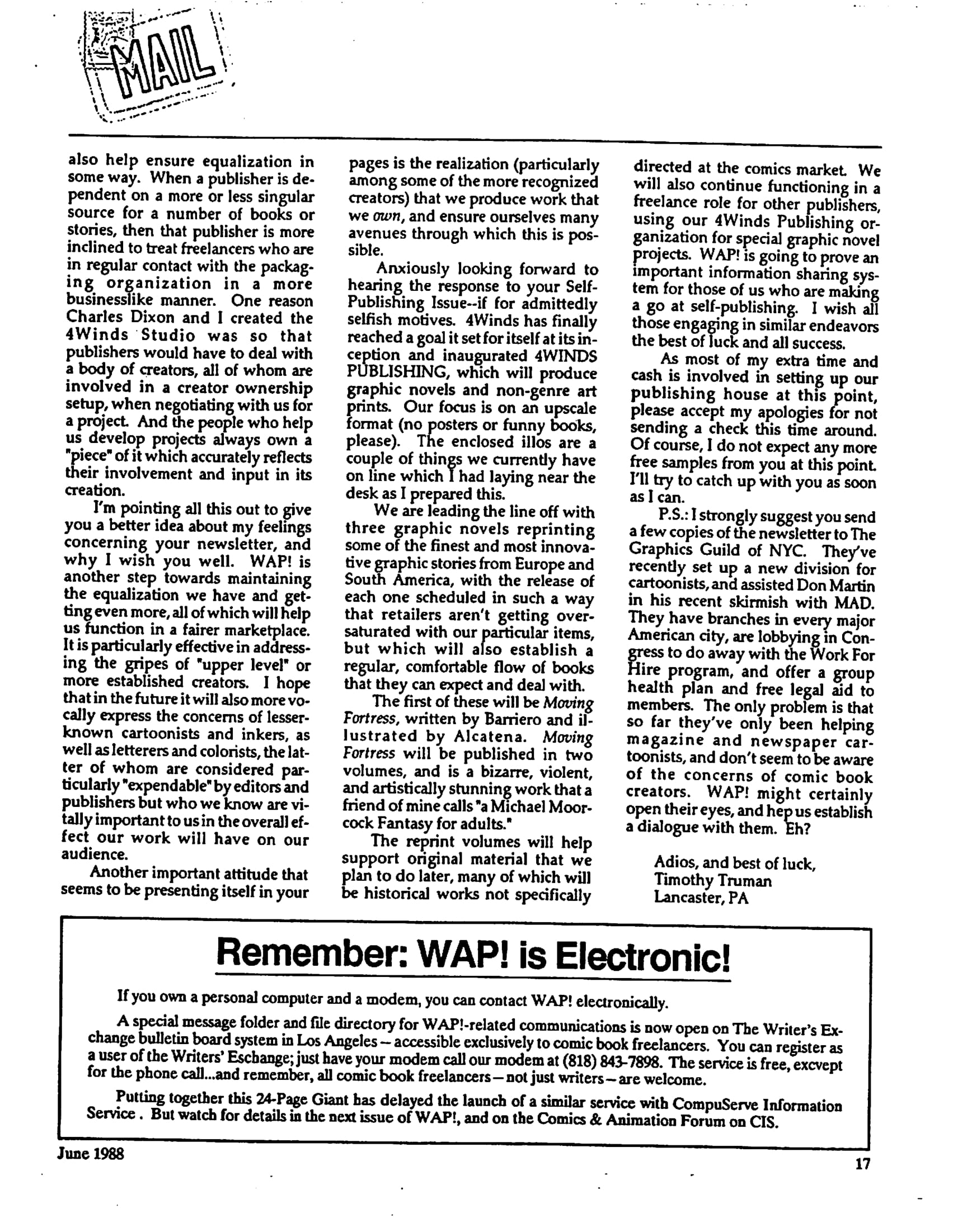 WAP – Words and Pictures #3 – The Tom Brevoort Experience