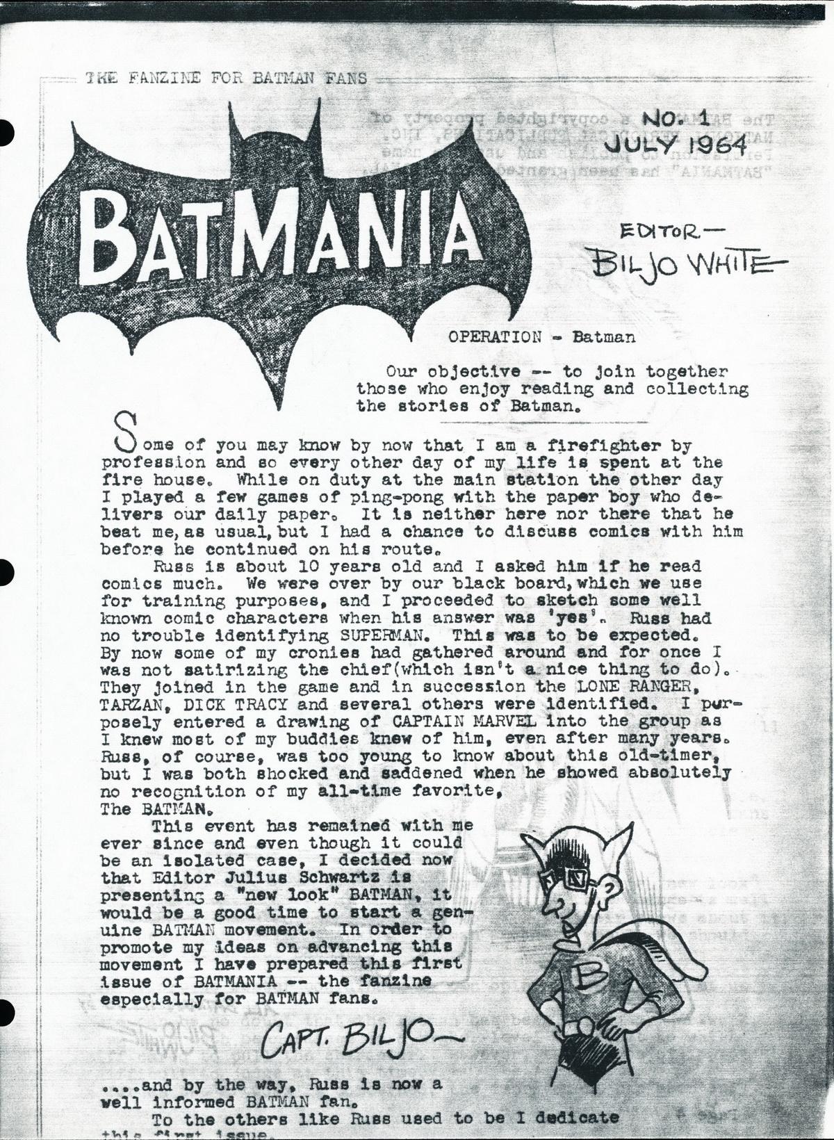 Batmania #1 – The Tom Brevoort Experience