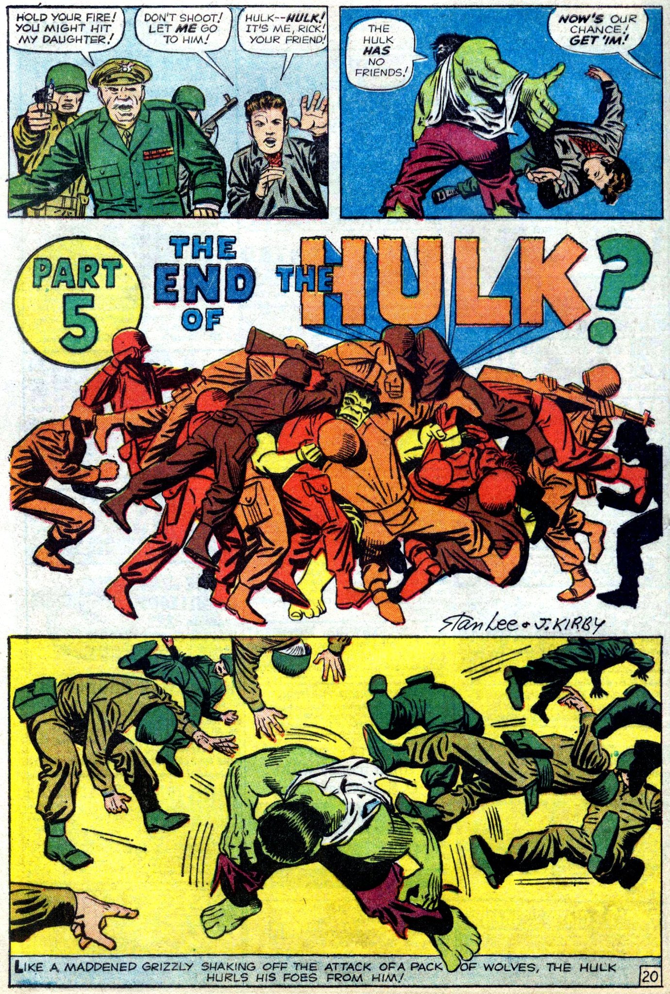 Lee & Kirby & Ditko: The Development of INCREDIBLE HULK – The Tom ...