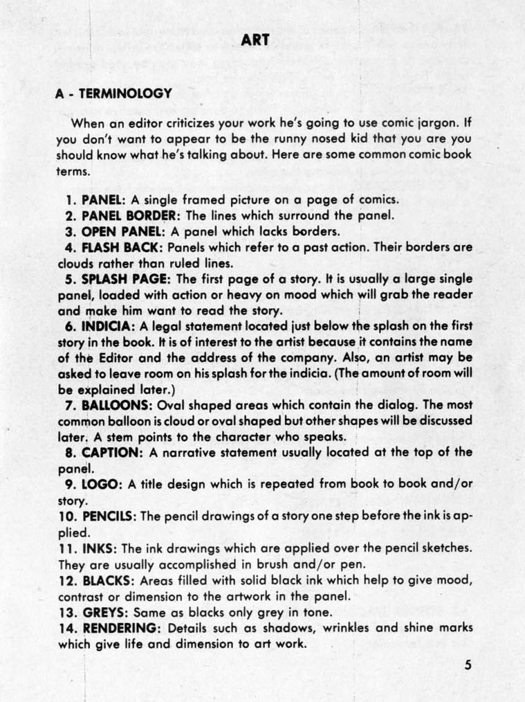 The Comic Book Guide For The Artist-Writer-Letterer – The Tom Brevoort ...