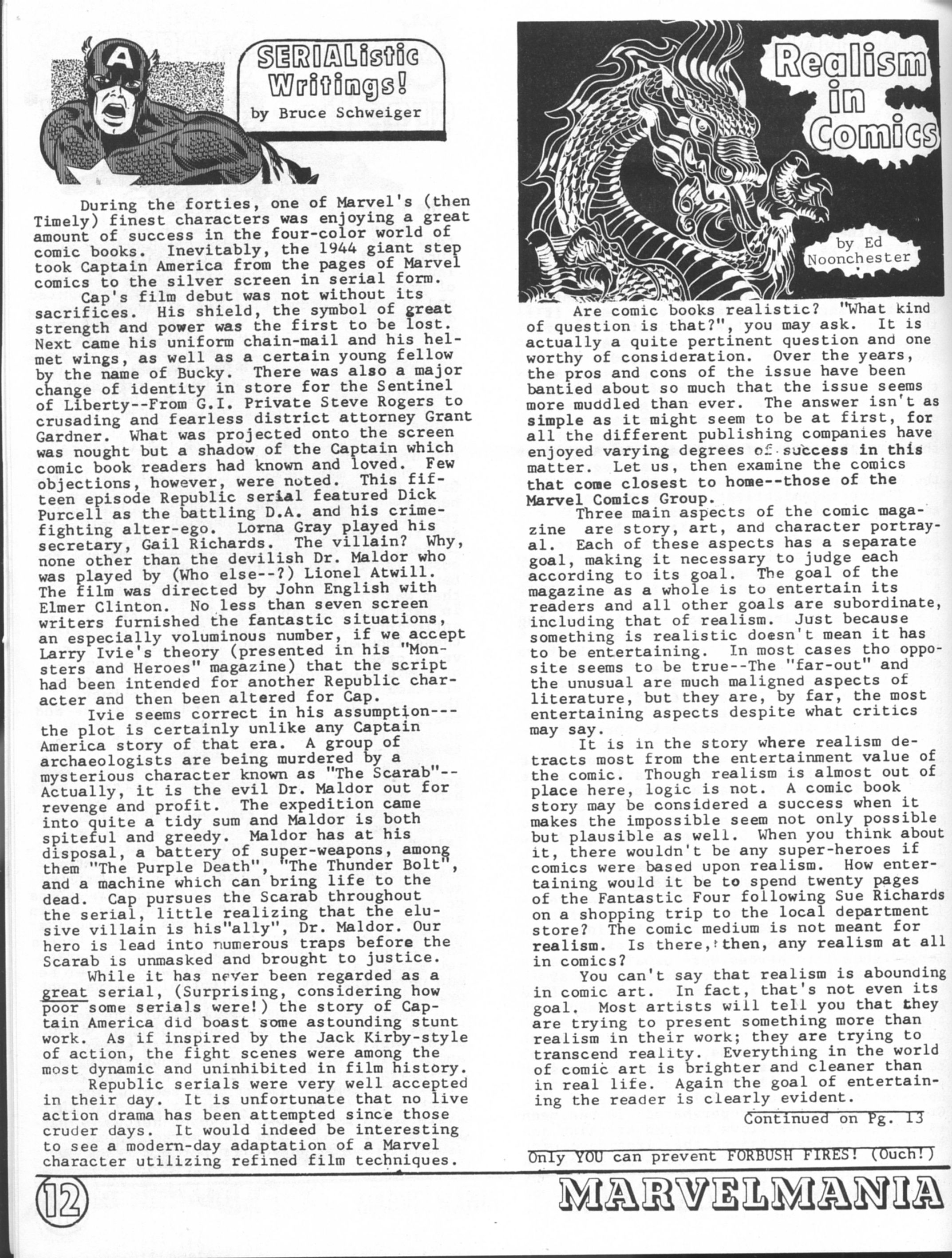MARVELMANIA Magazine #1 (#0) – The Tom Brevoort Experience