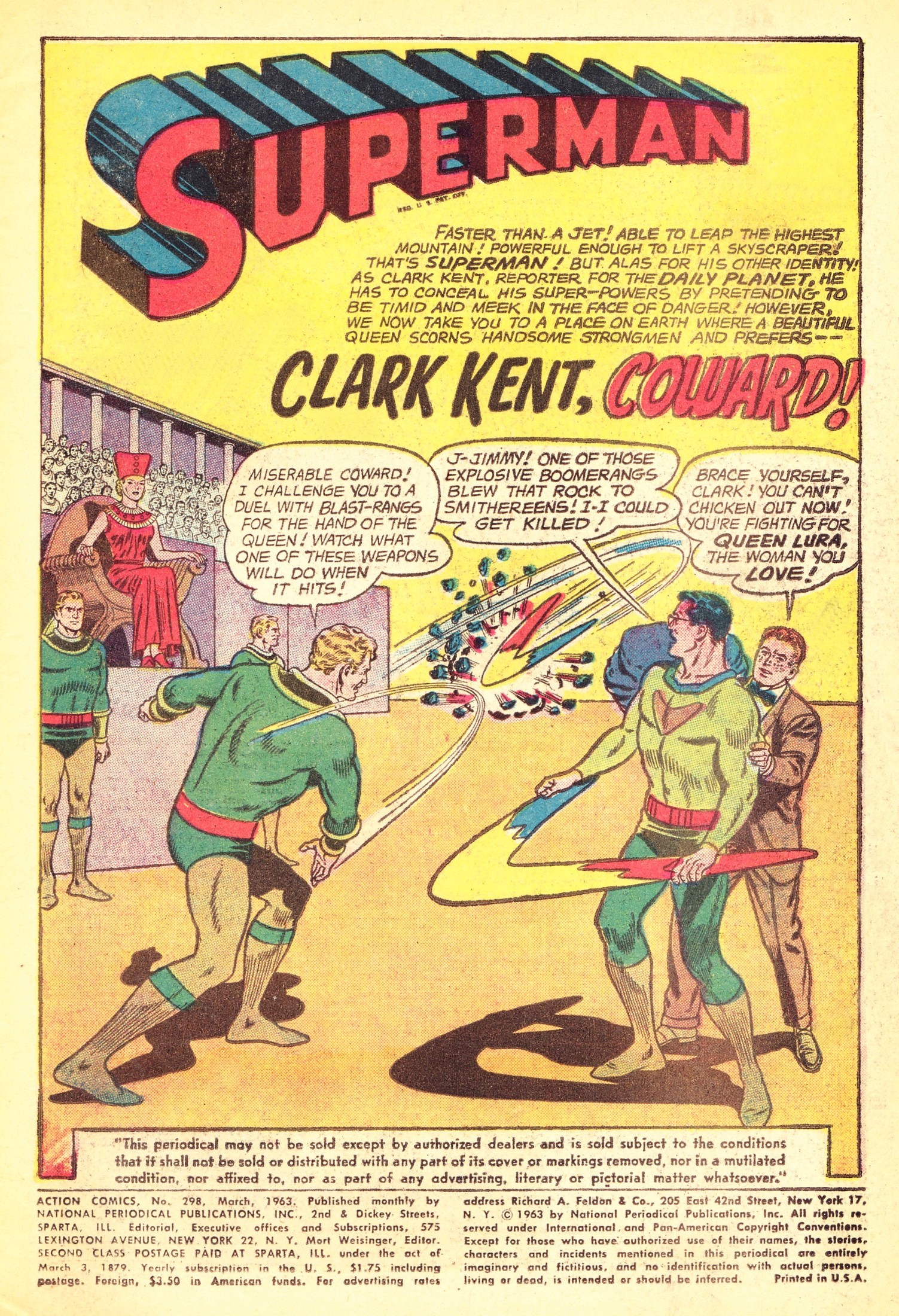 WC: ACTION COMICS #298 – The Tom Brevoort Experience