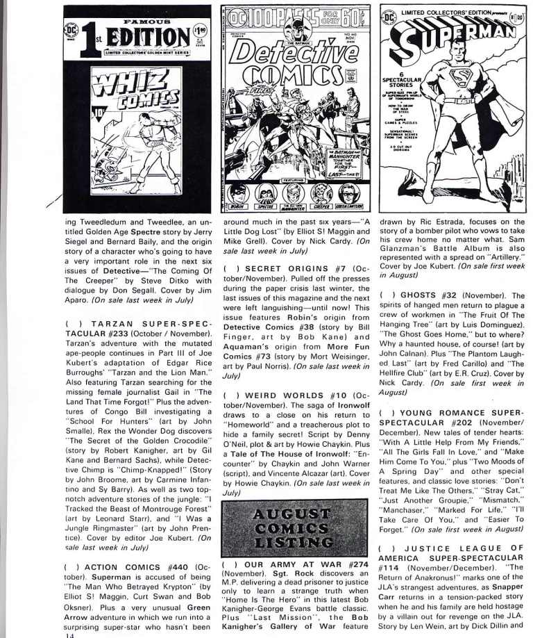 THE AMAZING WORLD OF DC COMICS #1 – The Tom Brevoort Experience