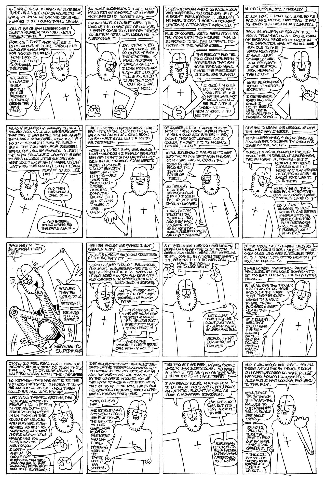 HEMBECK 1980: Fred Hembeck Reviews SUPERMAN: THE MOVIE – The Tom ...