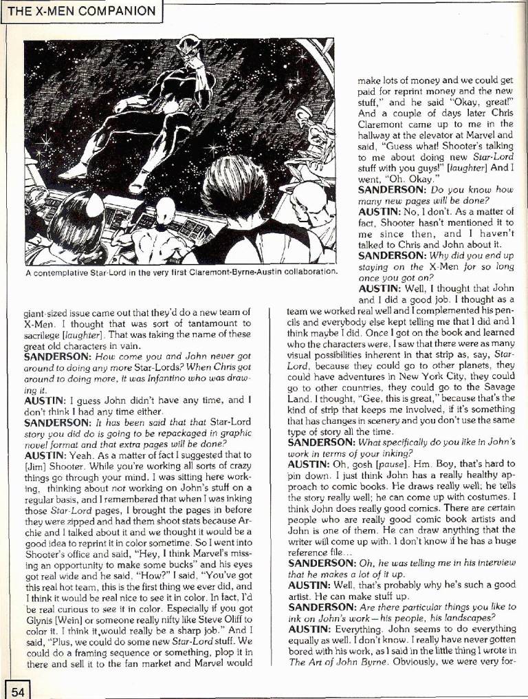 THE X-MEN COMPANION #2: Terry Austin Interview – The Tom Brevoort ...