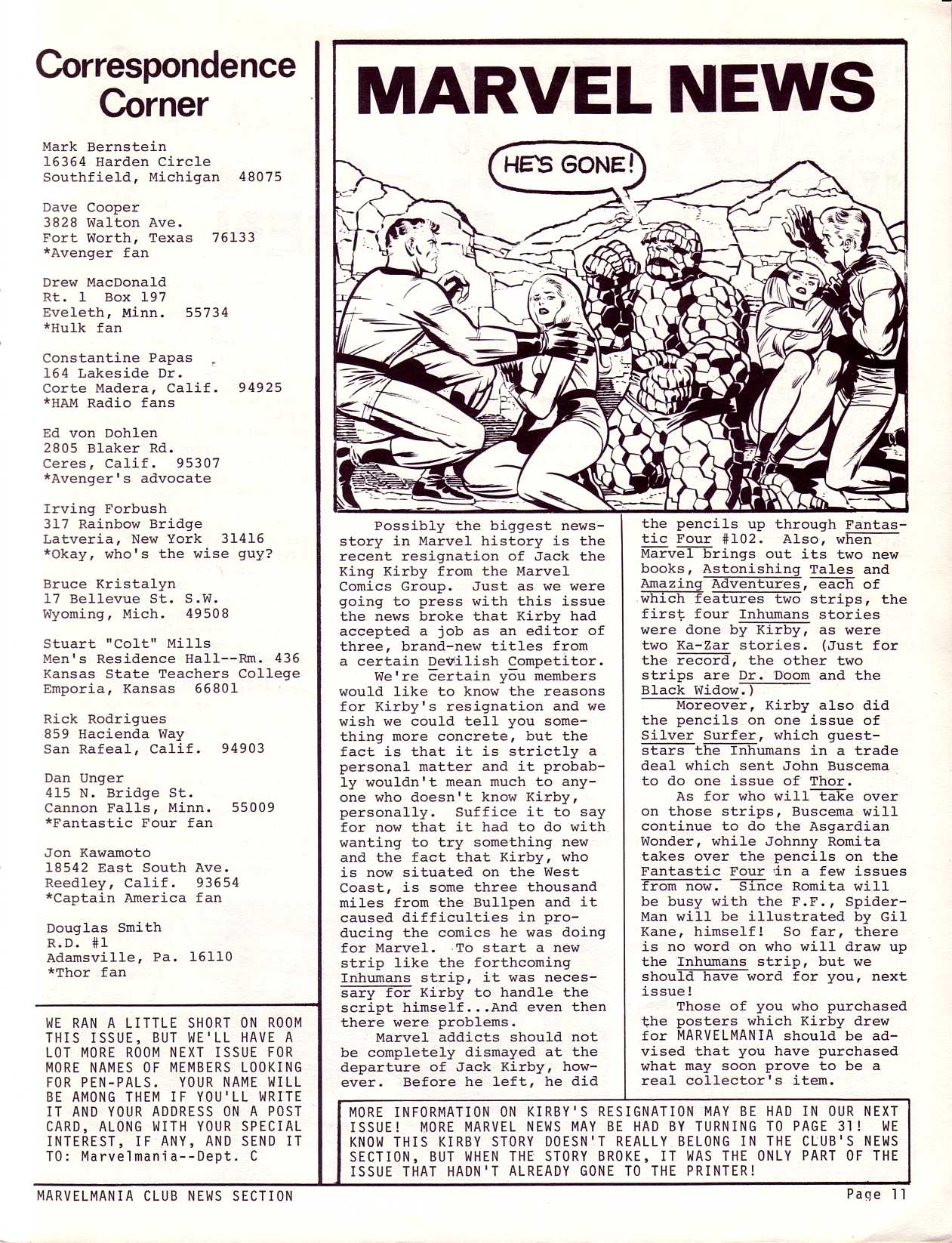 MARVELMANIA Magazine #1 – The Tom Brevoort Experience