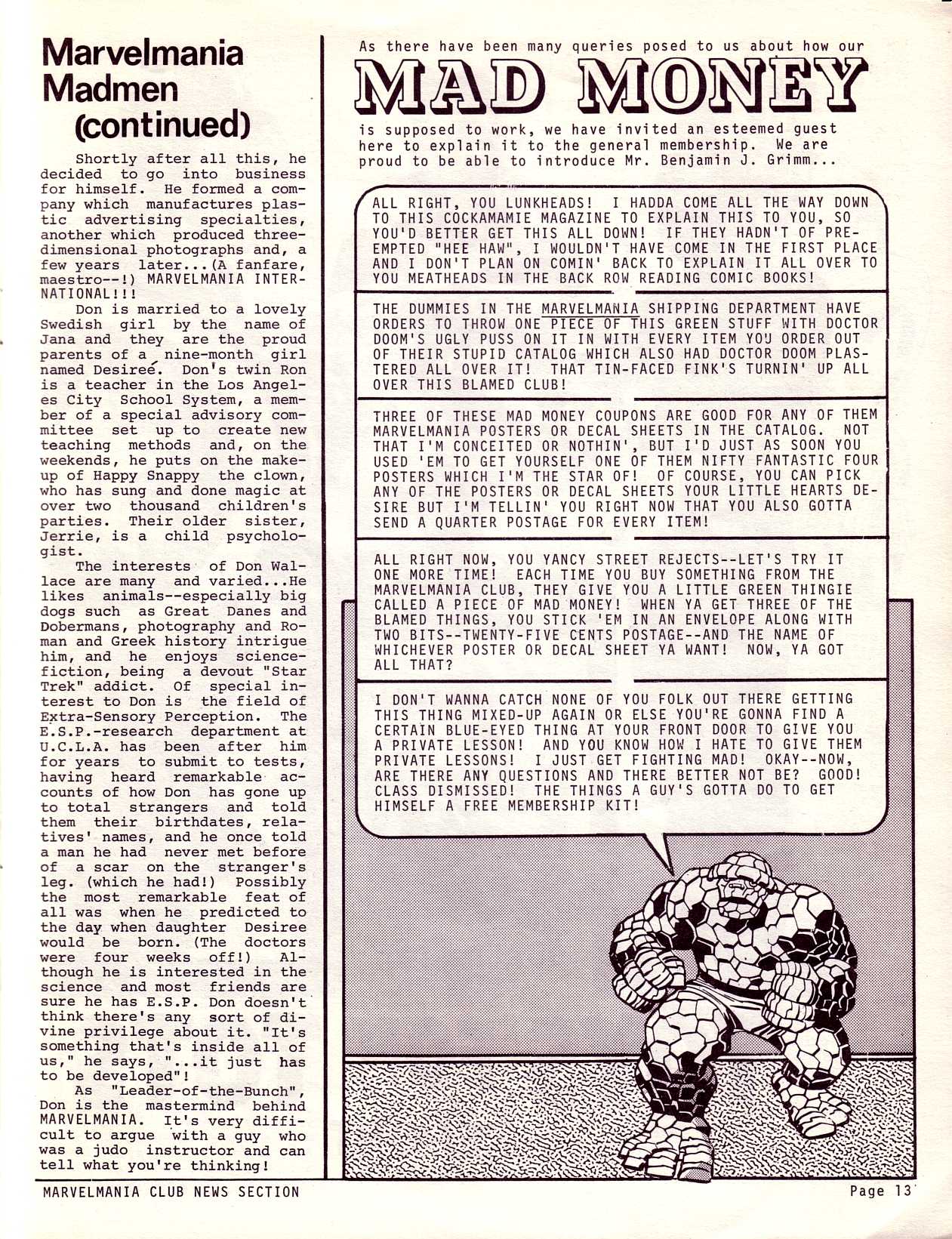 MARVELMANIA Magazine #1 – The Tom Brevoort Experience