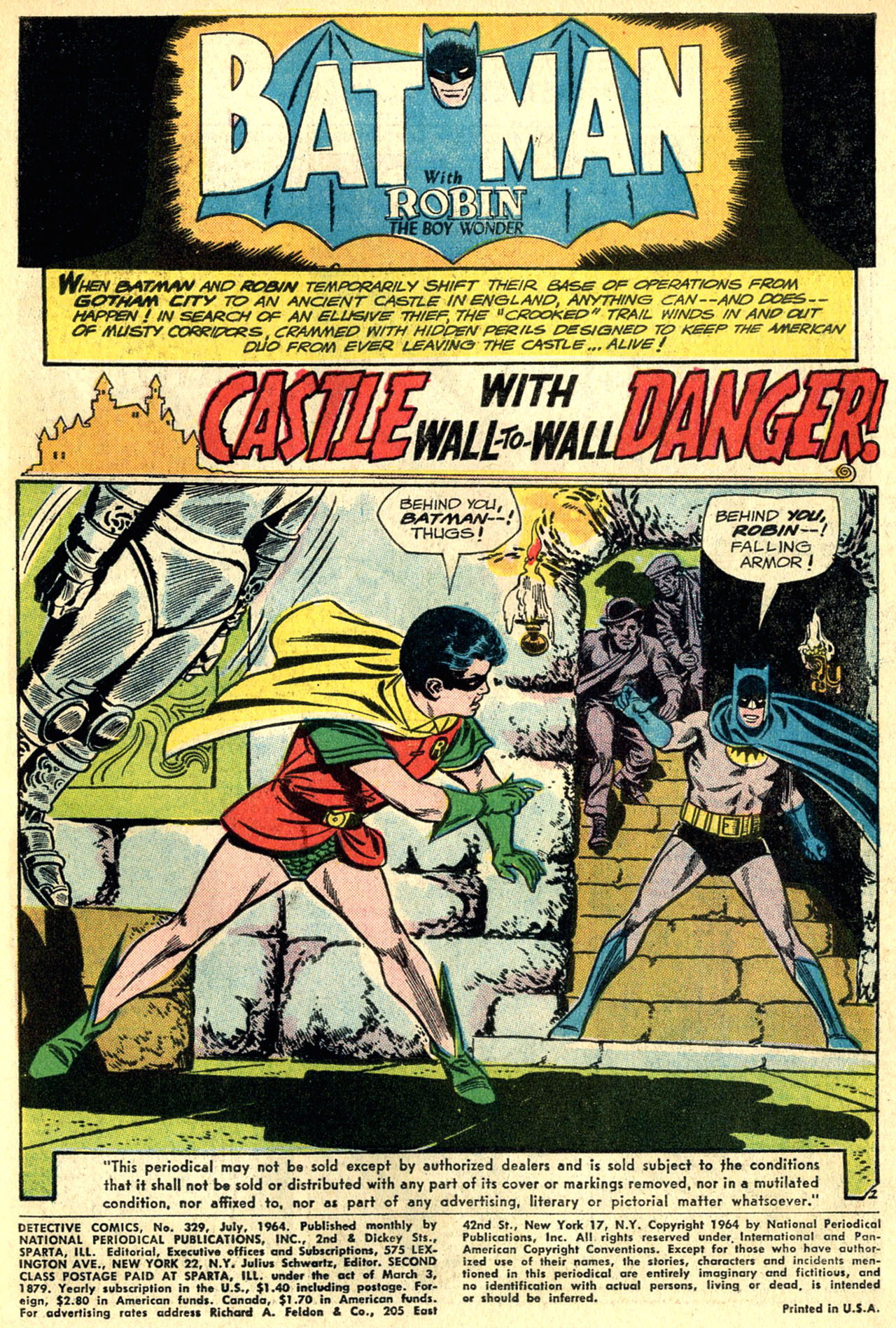 WC: DETECTIVE COMICS #329 – The Tom Brevoort Experience
