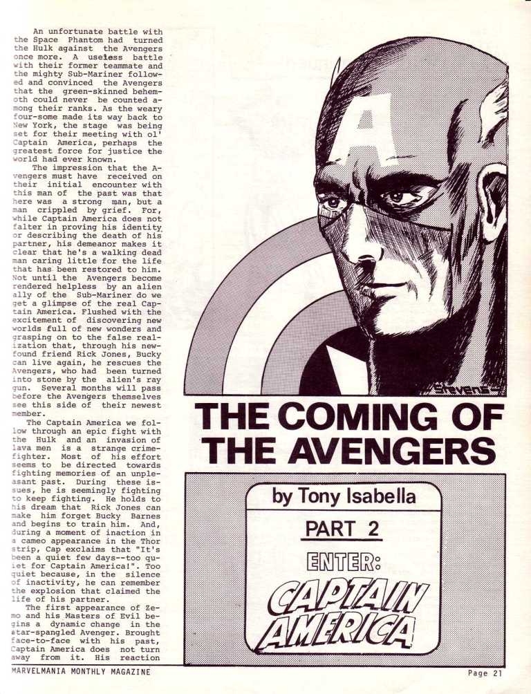 MARVELMANIA Magazine #1, Part Two – The Tom Brevoort Experience