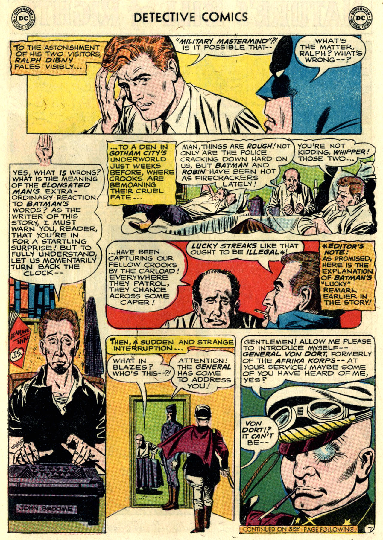 WC: DETECTIVE COMICS #343 – The Tom Brevoort Experience