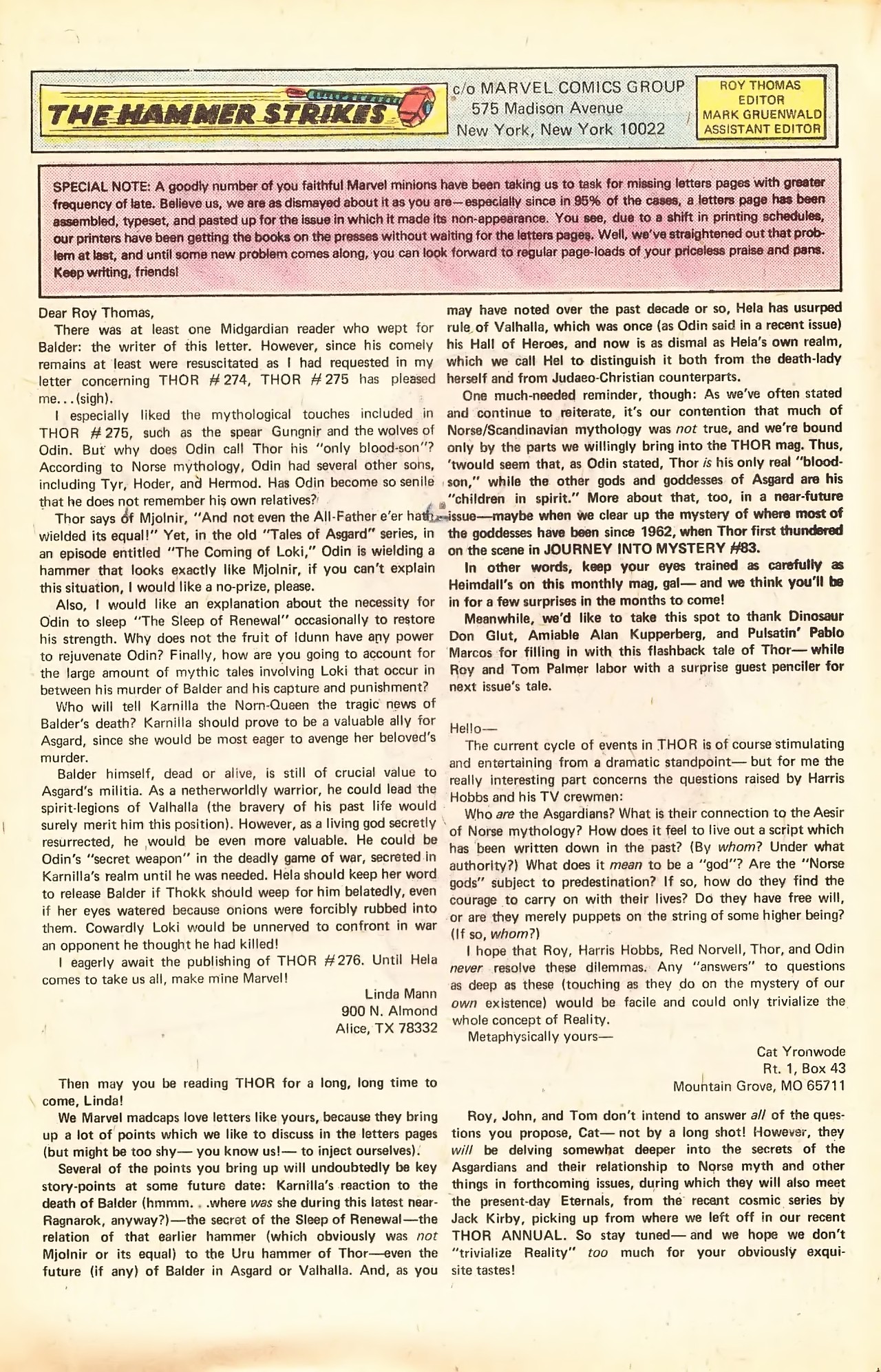 BHOC: THOR #279 – The Tom Brevoort Experience