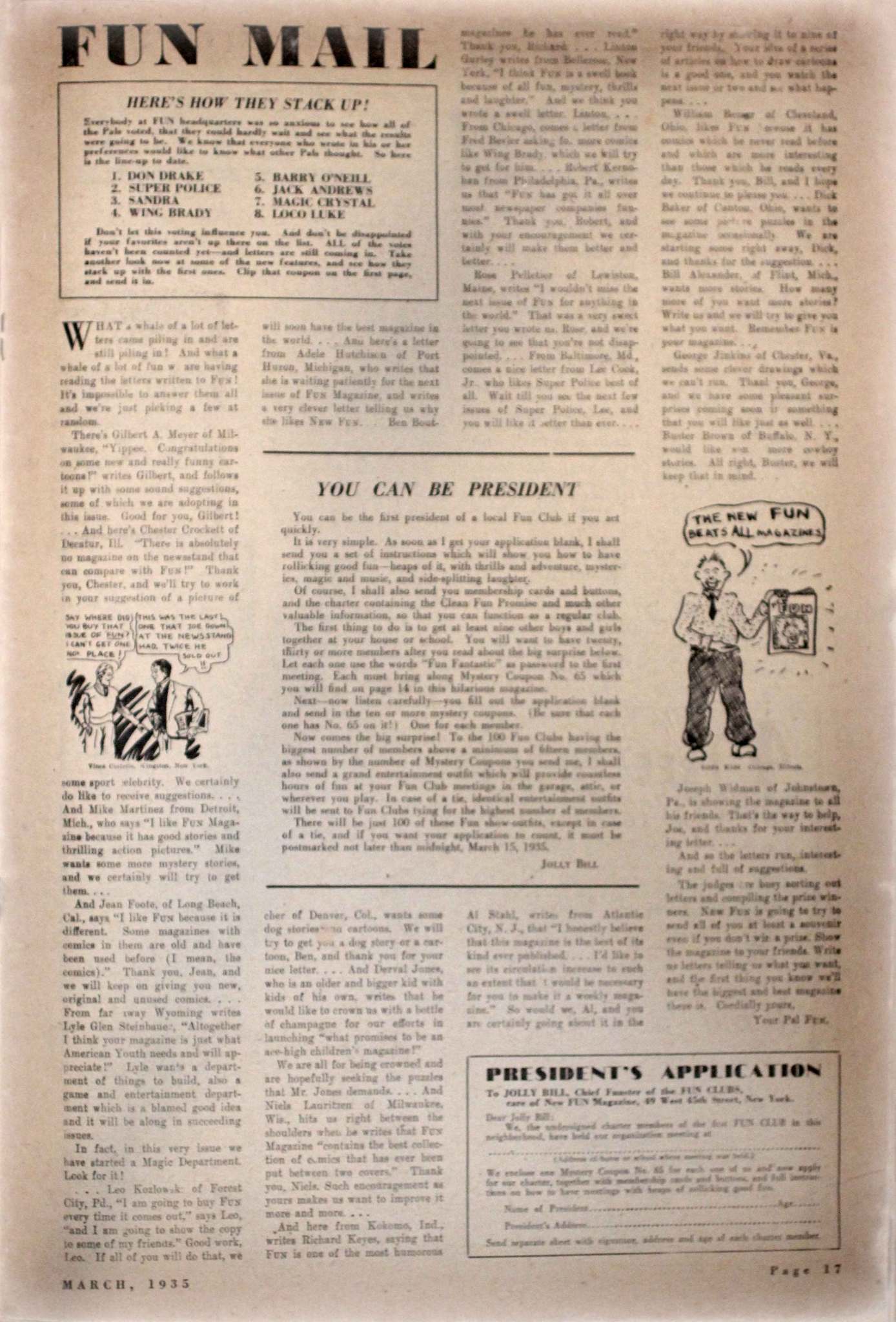 The First Comic Book Letters Page Redux – The Tom Brevoort Experience