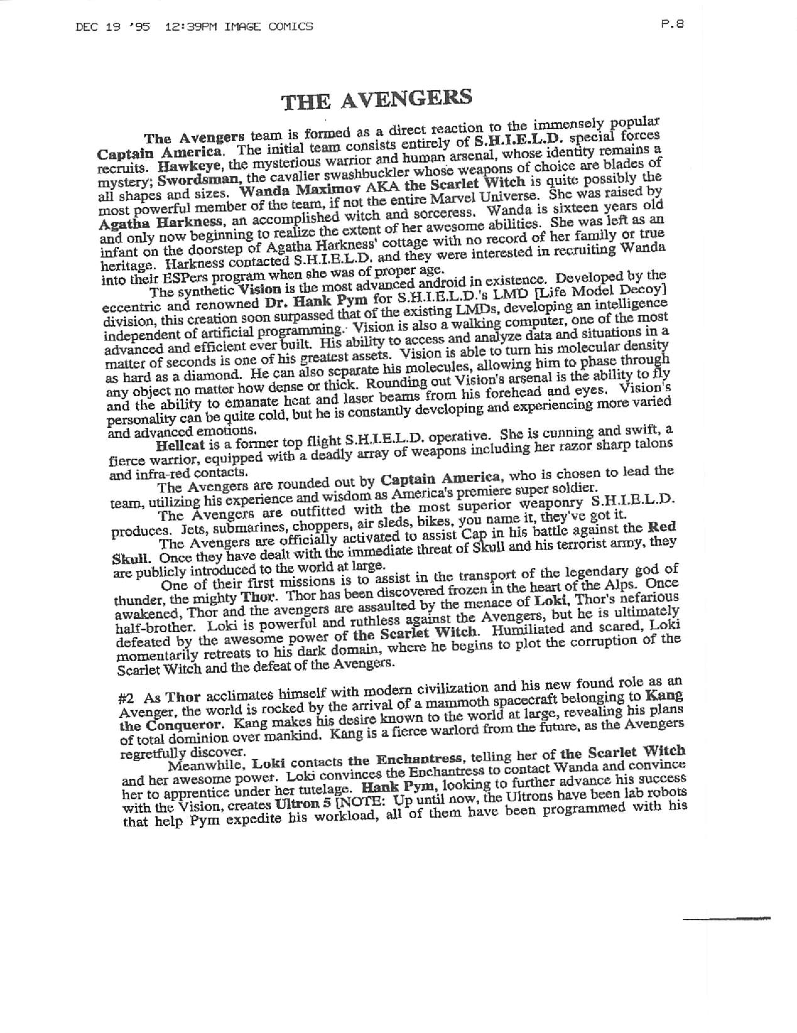 AVENGERS #1 – Heroes Reborn – The Tom Brevoort Experience