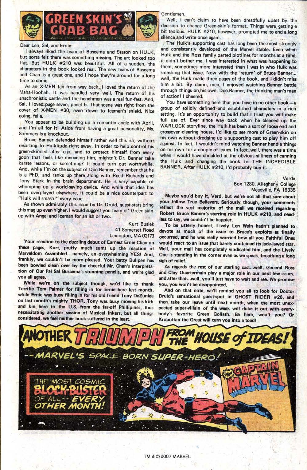 BHOC: INCREDIBLE HULK #214 – The Tom Brevoort Experience