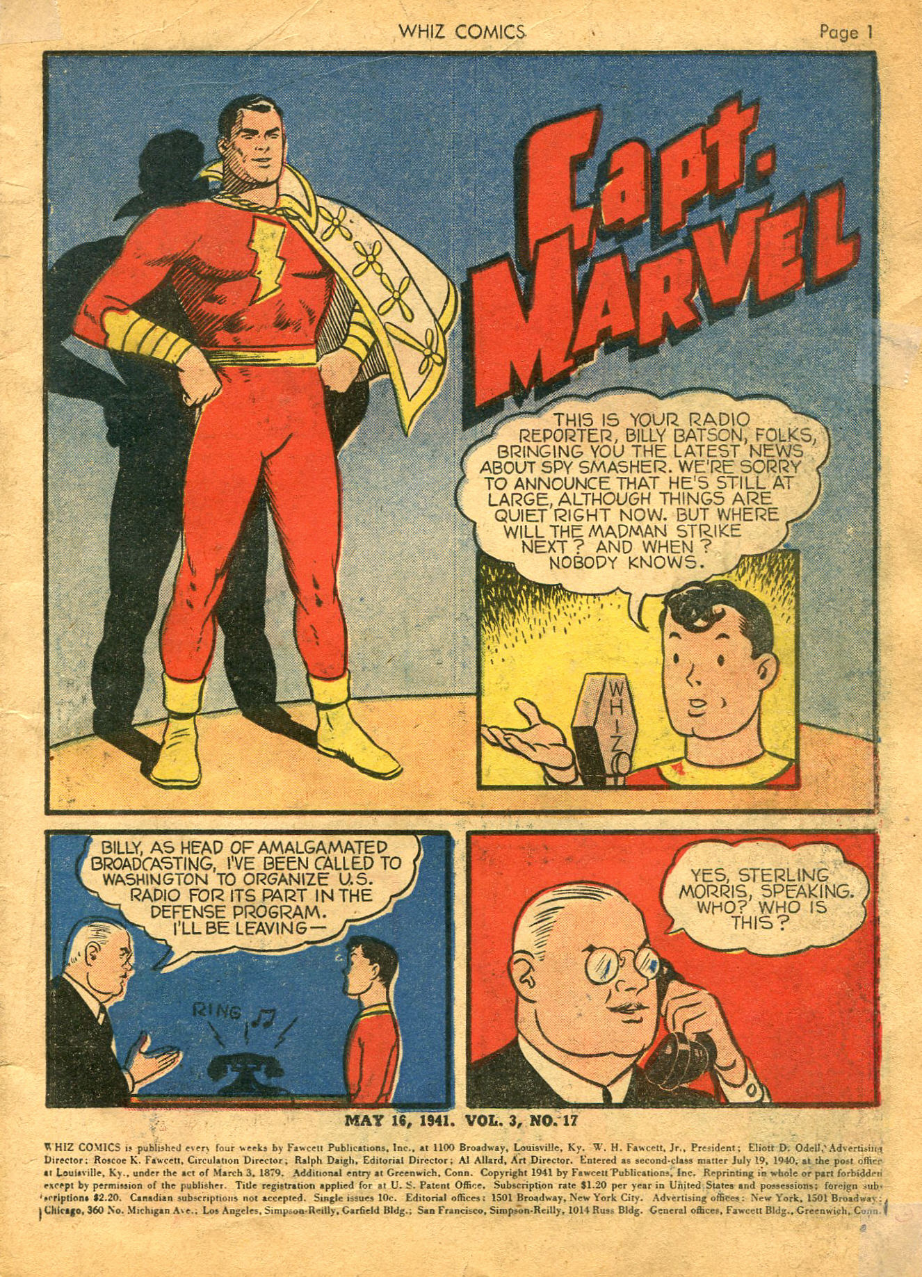 Lost Crossovers: The Epic Battle Between Captain Marvel and Spy Smasher ...