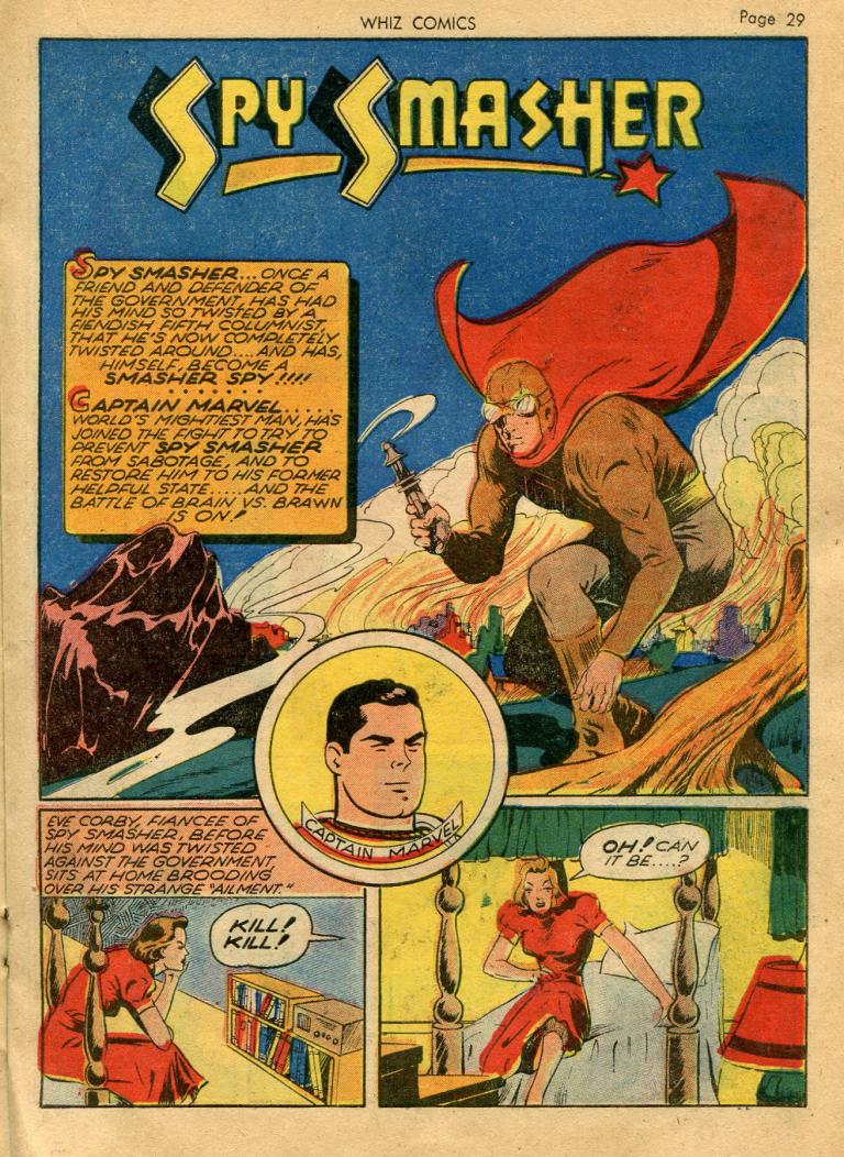 Lost Crossovers: The Epic Battle Between Captain Marvel and Spy Smasher ...