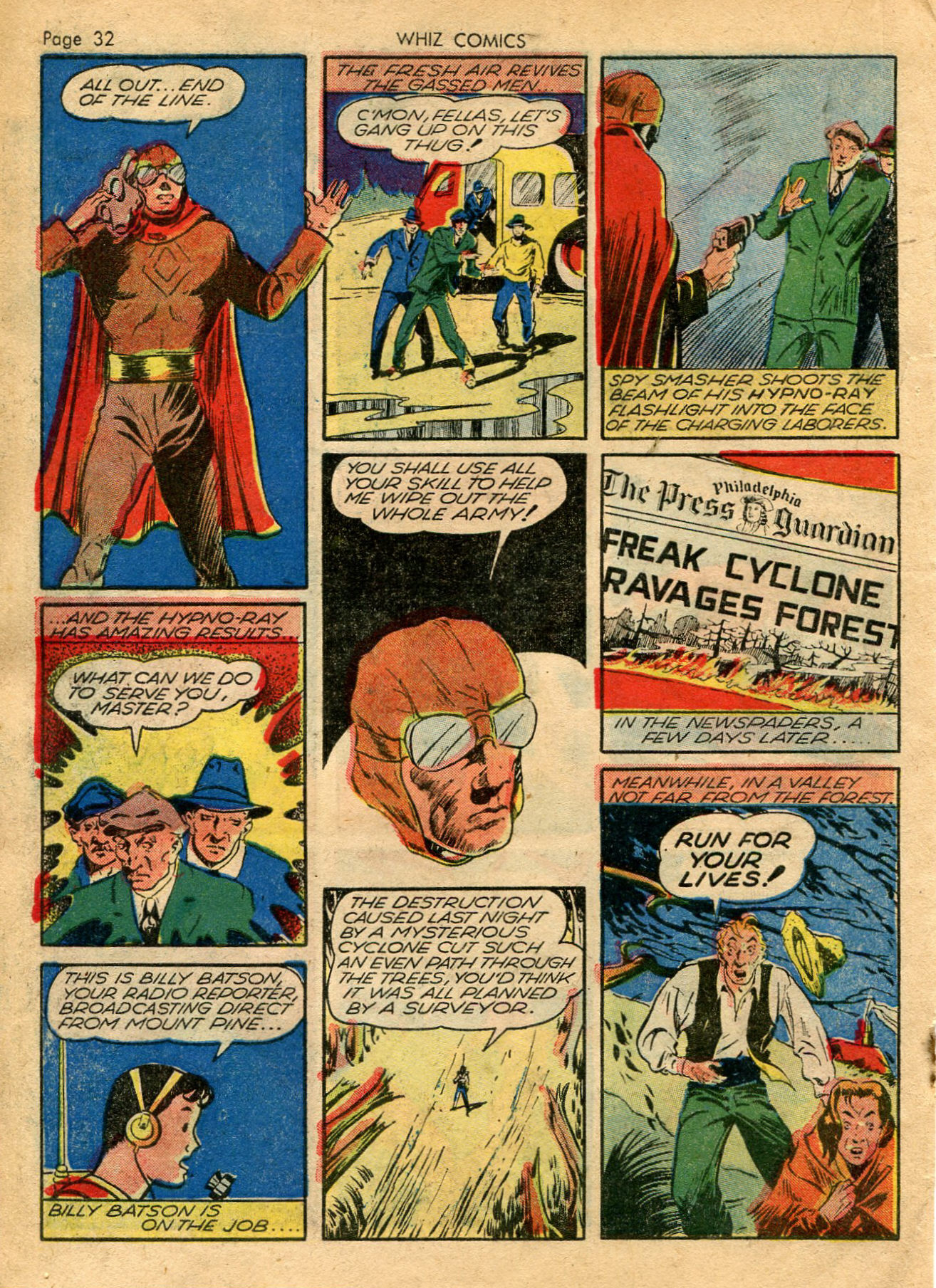 Lost Crossovers: The Epic Battle Between Captain Marvel and Spy Smasher ...