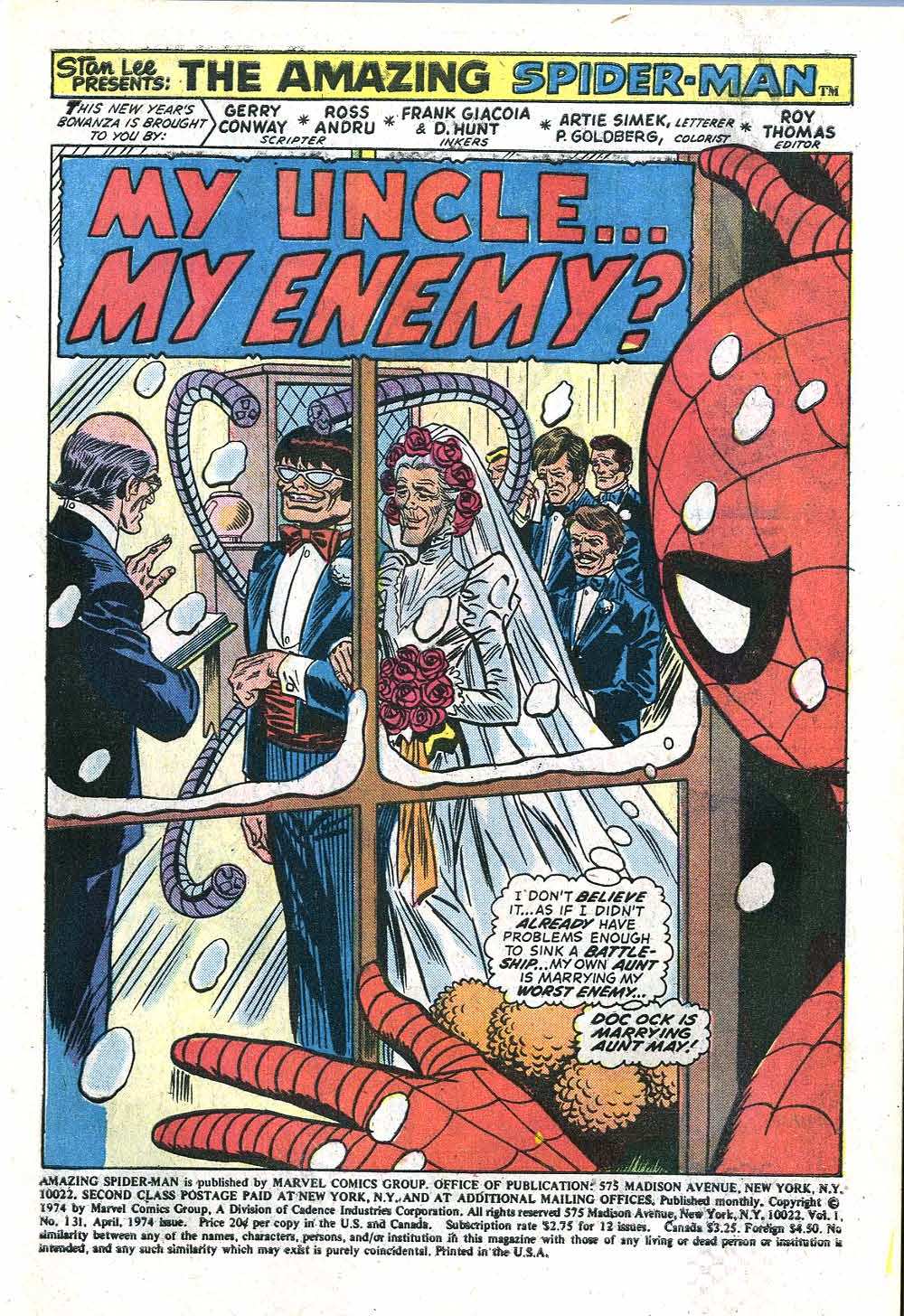BC: AMAZING SPIDER-MAN #131 – The Tom Brevoort Experience