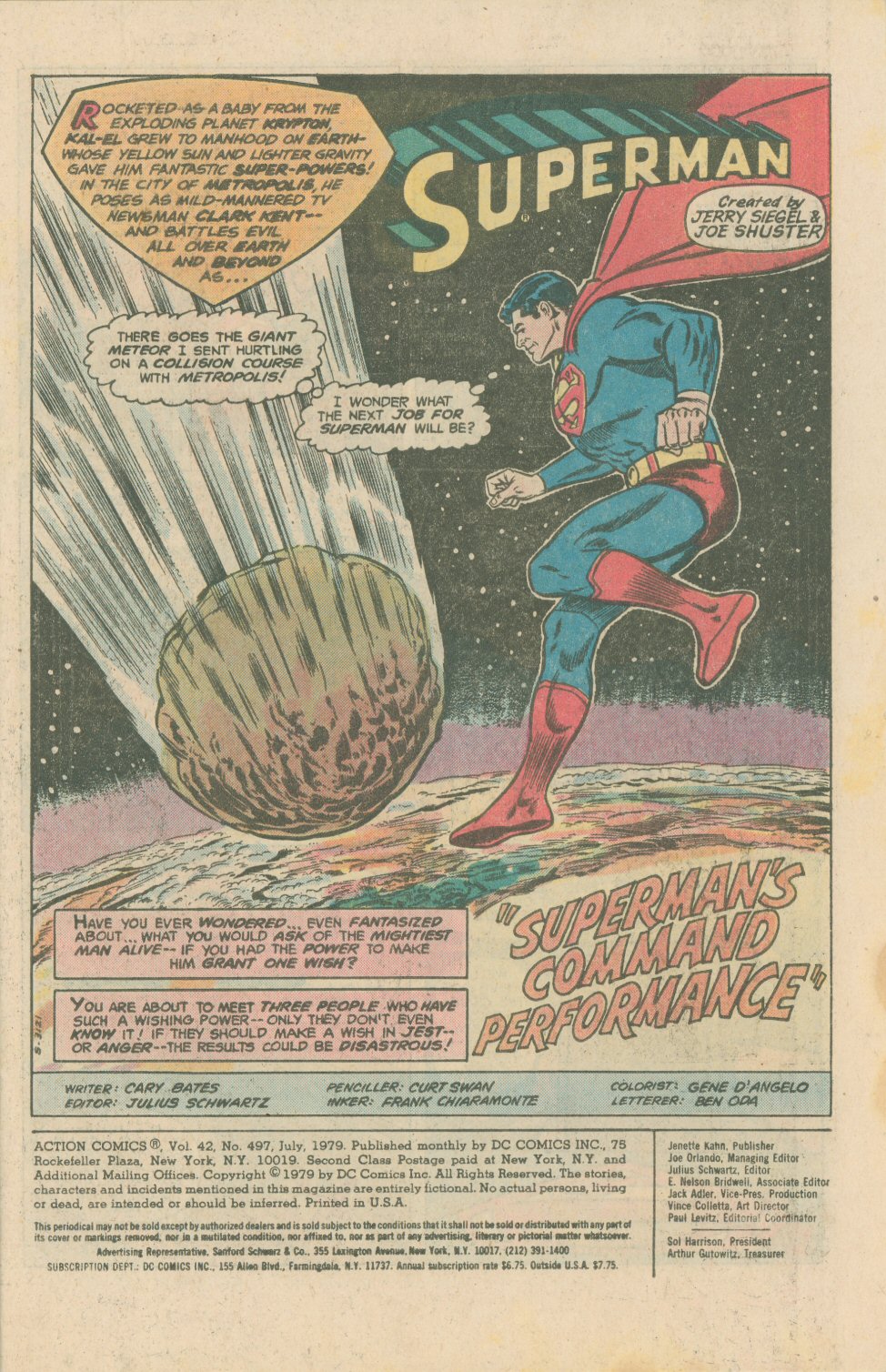 BHOC: ACTION COMICS #497 – The Tom Brevoort Experience